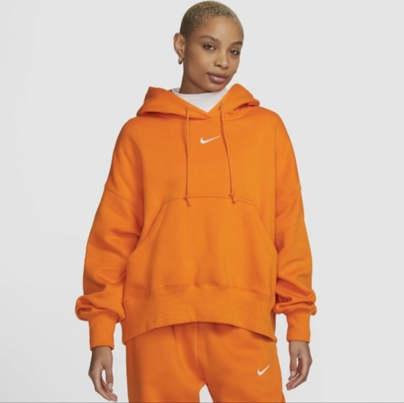 Nike | Tops | Nike Sportswear Phoenix Fleece Hoodie Orand Womens New ...
